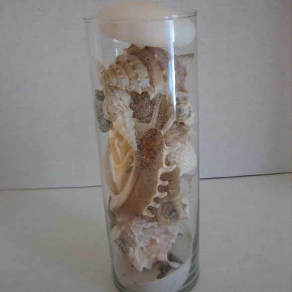 Sea Candles | Accents | Sea Candles Clear Round Glass Container Wmulti ...